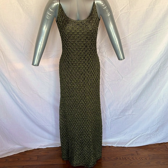 Carmen Marc Valvo | Dresses | Vintage Carmen Marc Valvo Beaded Evening ...
